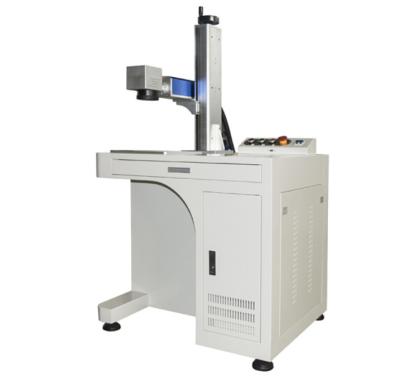 China 3D Fiber Laser Metal Engraving Marking Machine Desktop 50W On Electronics PP PE PVC for sale