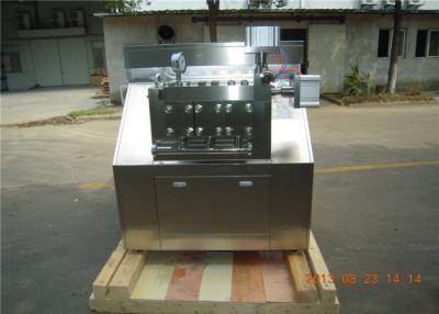 Cina Tipologie di lavorazione del latte Omogenizzatore lattiero-caseario pneumatico 3000 L/h 40 Mpa 37 KW in vendita