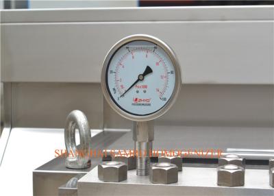 China Máquina homogeneizadora manual de alta presión hidráulica para el trabajo de polvo en venta