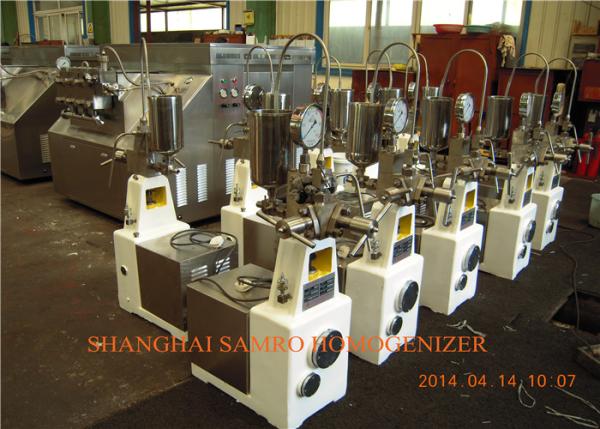 Stainless Steel High Pressure Lab Homogenizer 40 L/H 100 Mpa