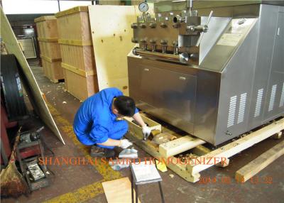 China High Efficiency Ice Cream Homogenizer Processing Line Type UHT Plant Te koop