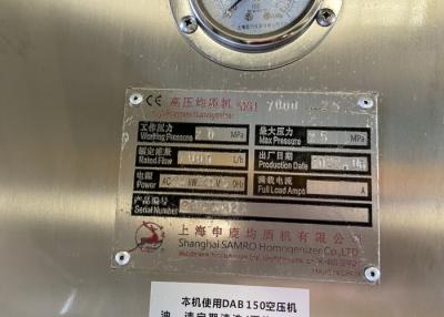 China 1700kg Capacity 55KW 7000L/H Dairy Homogenizer For Dairy Processing for sale