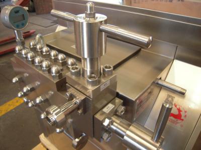China Compact Structure Liquid Homogenizer With Pneumatic / Manual Operating for sale