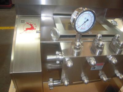 China Homogenizador de baixo nível de ruído de aço dado forma da leiteria de 5000L/H 48Mpa à venda