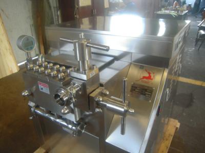China Blending Tank 5000L/H Milk Dairy Homogenizer Two Stage for sale