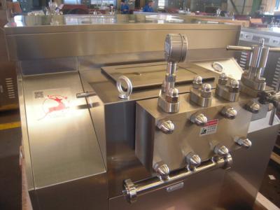 China Blending Tank 5000L/H Milk Dairy Homogenizer Two Stage for sale