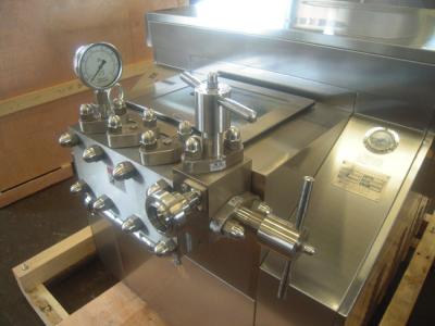 China Diaphragm Type 3 Plunger 75Mpa Sanitary Dairy Homogenizer for sale