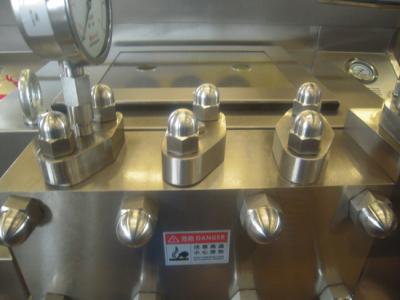 China Diaphragm Type 3 Plunger 75Mpa Sanitary Dairy Homogenizer for sale