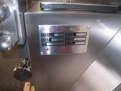 China Milk Processing Two Stage Mechanical Homogenizer 5000L/H for sale