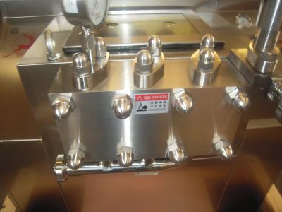Κίνα Υδραυλικό Homogenizer 80Mpa τροφίμων εκχυλισμάτων 250L γάλακτος προς πώληση