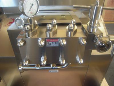 Cina Omogeneizzatore 3500L/H dell'alimento di tre tuffatori per pasta di frutta in vendita