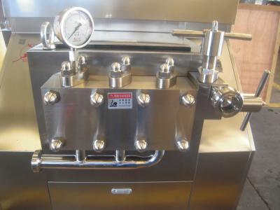 China Máquina pneumática do homogenizador do leite da bebida com o pistão 3 à venda