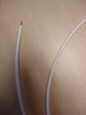 China RG6 Semi finished Coaxial Cable RG6 Cable Core  FOR CATV Cable for sale