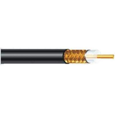 China Chaqueta de PVC 50 ohmios de cable coaxial, 50 cable coaxial trenzado del alambre de cobre del cable C-50-6-1 del ohmio en venta