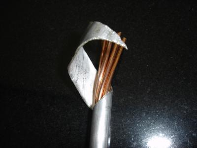 China 35m㎡ Grounding Cables For Railway System ,  Bare Copper Stranded Wire Earthing Cable for sale