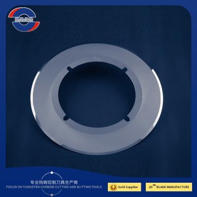 Cina Circolare industriale ad alta resistenza delle lame del carburo di tungsteno che fende lama per il taglio della carta in vendita