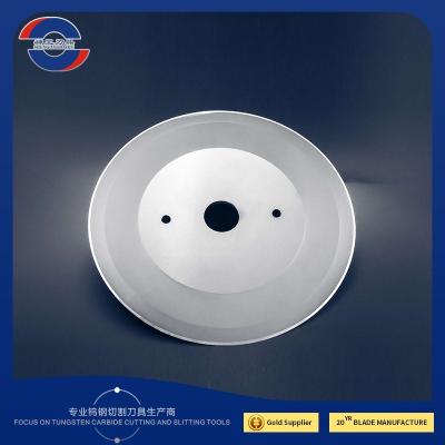 Cina Circolare industriale ad alta resistenza delle lame del carburo di tungsteno che fende lama per il taglio della carta in vendita