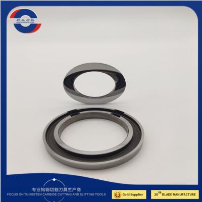 China Converting Tungsten Carbide Blade Paper Cutting Thin Film Slitter Knife 80mm for sale