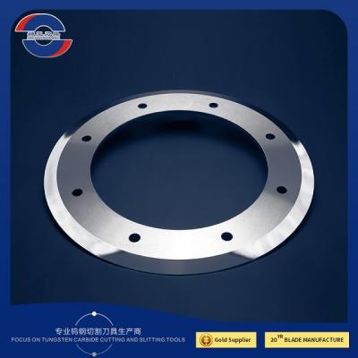 Cina Coltelli rotatori della taglierina del carburo di tungsteno per la tagliatrice di carta 240mm in vendita