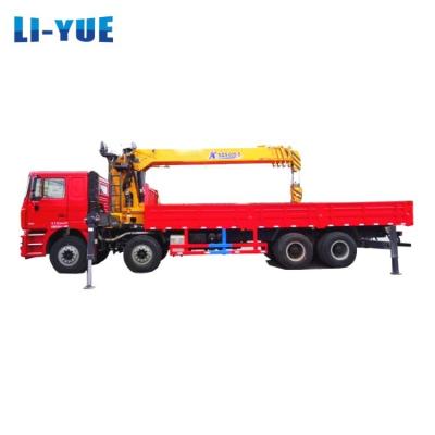 China Kawasaki Hydraulic Pump Truck Mounted Crane With 20 Ton Capacity And Electric Hoist for sale