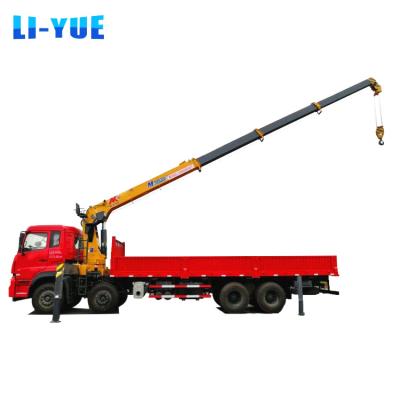 China Kawasaki Hydraulic Pump Truck Mounted Crane With 20 Ton Capacity And Electric Hoist for sale