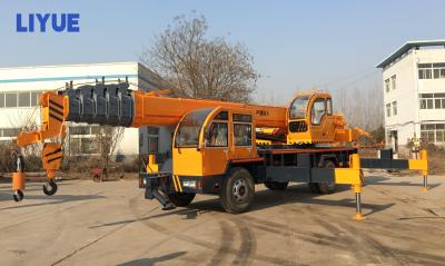 China Guindaste hidráulico de braço reto de 12 toneladas de 16 toneladas de caminhão com chassi caseiro à venda