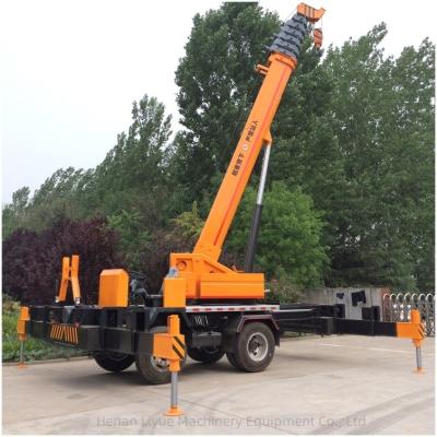 Cina 12 tonnellate 16 tonnellate gru idrauliche mobili camion con telaio fatto in casa eccezionale e di valore in vendita