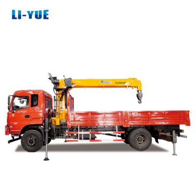 China 8 Ton Telescopic Hydraulic Boom Crane With Changjiang Hydraulic Pump for sale