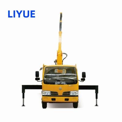 中国 3 Ton Mini Truck Mounted Crane With 4 Section Truck Mounted Telescopic Boom Crane 販売のため