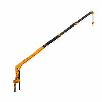 China 6 Ton Hydraulic Hoisting Telescopic Arm Lorry Crane  High Operating Efficiency for sale