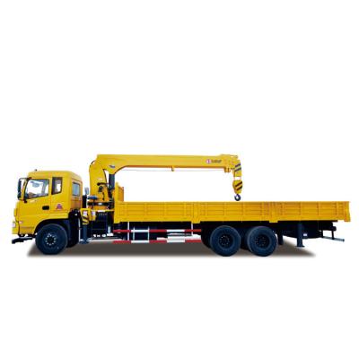 China Nieuwe 10 ton kleine vrachtwagen kraan kleine hydraulische telescopische boomkraan Te koop