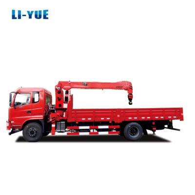 China Promotie vrachtwagen kraan 8 ton Hydraulische mobiele vrachtwagen kraan Telescopische boom vrachtwagen kraan Te koop