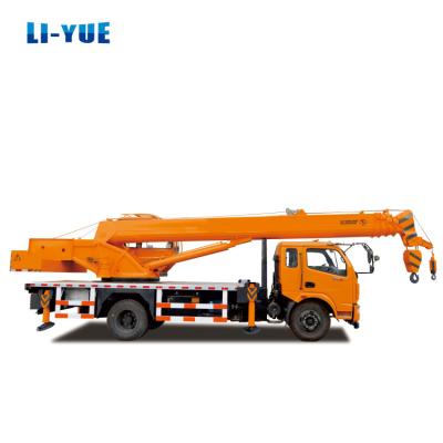China 8 Ton Mobile Truck Cranes Telescopic Boom Crane Mounted Truck Mobile Crane for sale