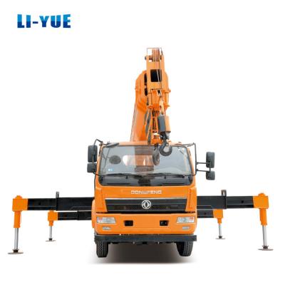 China 8 Ton Mobile Truck Cranes Telescopic Boom Crane Mounted Truck Mobile Crane for sale
