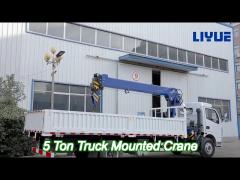 3 Ton Hoisting Truck Mounted Crane with MOOG Hydraulic Cylinder