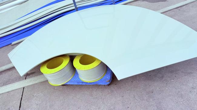 Custom PP board display examples showing various sizes and applications