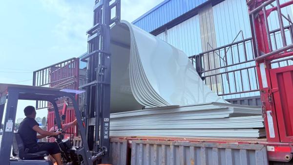 Quality Recyclable Polymer Plastic Sheets White Polypropylene Sheet For Food Packaging ​ for sale