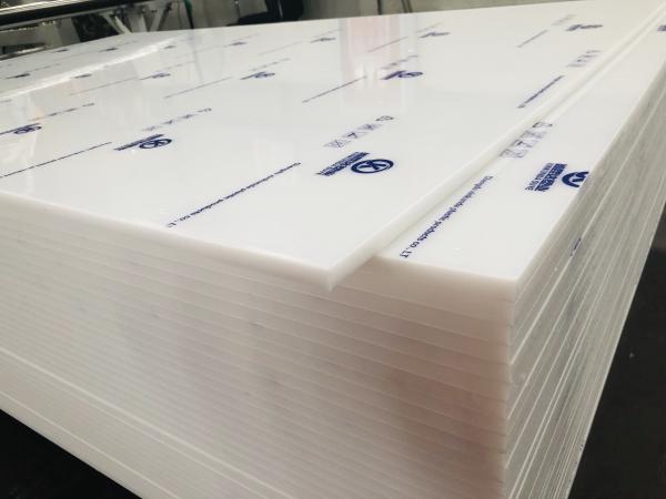 Quality White Plastic Board 4x8 PP Sheets Corrosion Resistance For Partitions for sale