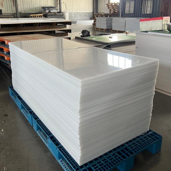 Quality Heavy Duty Polypropylene White Plastic Sheet OEM For Construction for sale