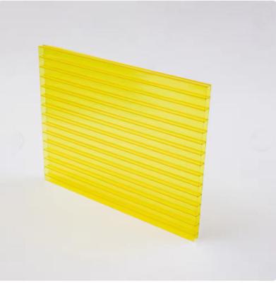 China Polycarbonate Board Sunshine Board Polycarbonate Sheet 6mm Thickness  Plastic Hollow Sheet for sale