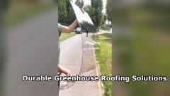 Durable Greenhouse Polycarbonate Roofing Sheets