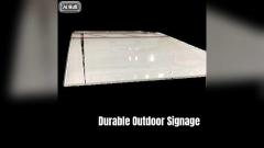 Flame Retardant PP Board Outdoor Signage