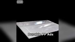 Durable PP Advertising Board Silk Screen Printing