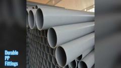 Durable PP Pipe Fittings Easy Install Weather Resistant