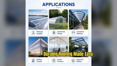 Durable Polycarbonate Hollow Sheets for Roofing and Skylights