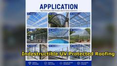Heavy Duty Polycarbonate Solid Sheet UV Protected Roofing