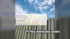 PP Pipes for Underground Irrigation & Drainage