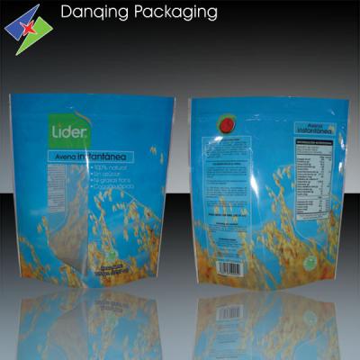 中国 ジッパーによって食品包装は、開いたノッチが付いている袋を立て、穴、ラミネーション材料を扱います 販売のため