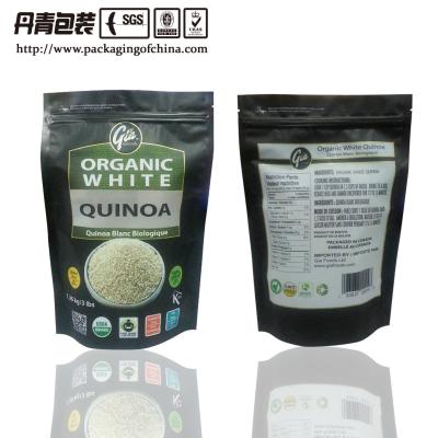 中国 米の felxible 包装はの食糧ラミネーションのフィルム、無光沢のプラスチック ジッパーの袋、米袋を立てます 販売のため