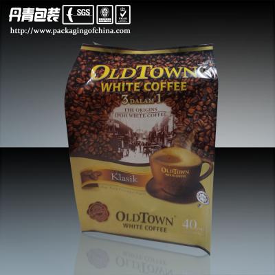China Bolsos de café de empaquetado amistosos de Eco con los bolsos reforzados de la ventana/de café de la hoja en venta